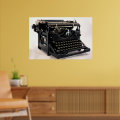 Old Typewriter Poster | Zazzle