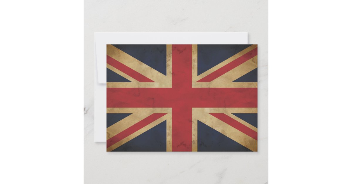 Old Union Jack Invitation | Zazzle