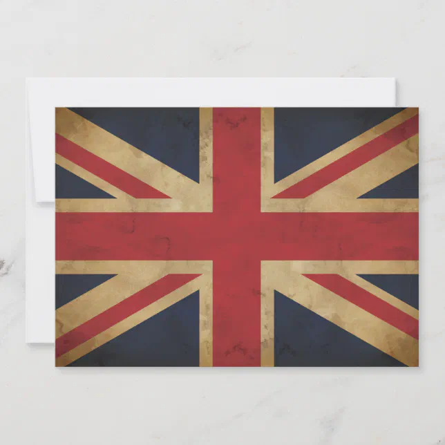 Old Union Jack Invitation | Zazzle
