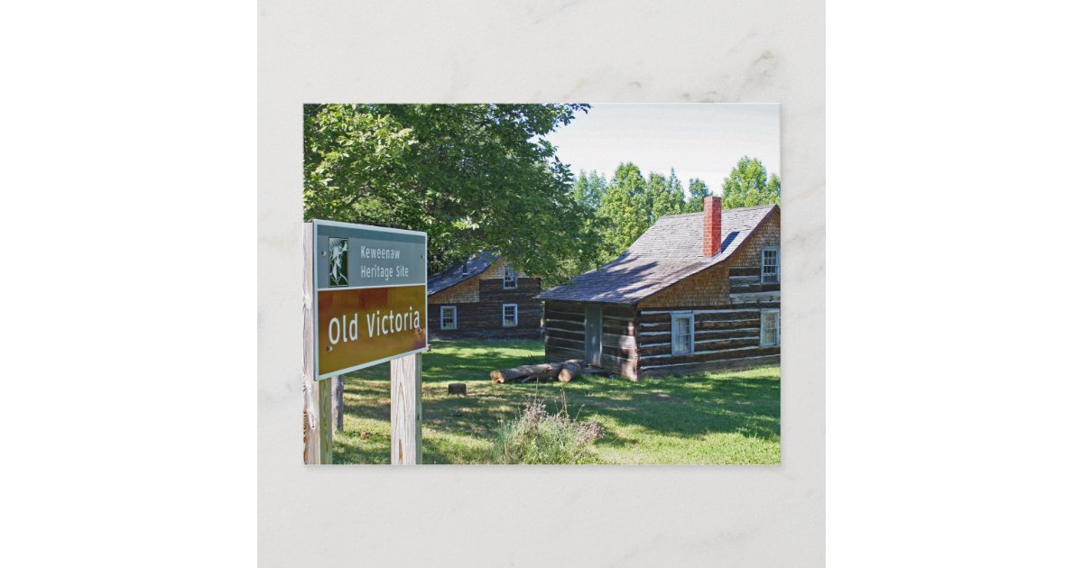 Old Victoria, Michigan's Upper Peninsula Postcard | Zazzle