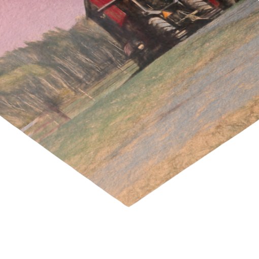 Old Vintage Antique Rustic Red Barn Tissue Paper | Zazzle