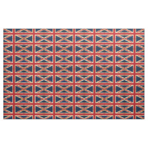 London England Pattern Fabric | Zazzle