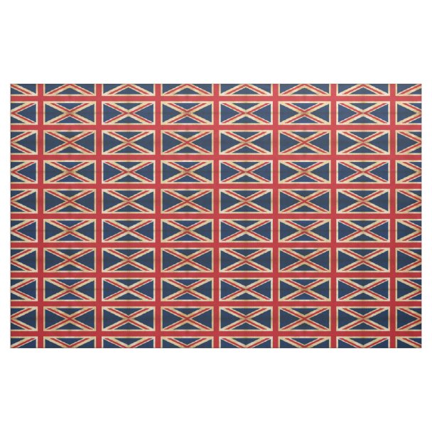 London England Pattern Fabric | Zazzle