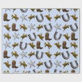Old West Cowboy Rodeo Wrapping Paper | Zazzle