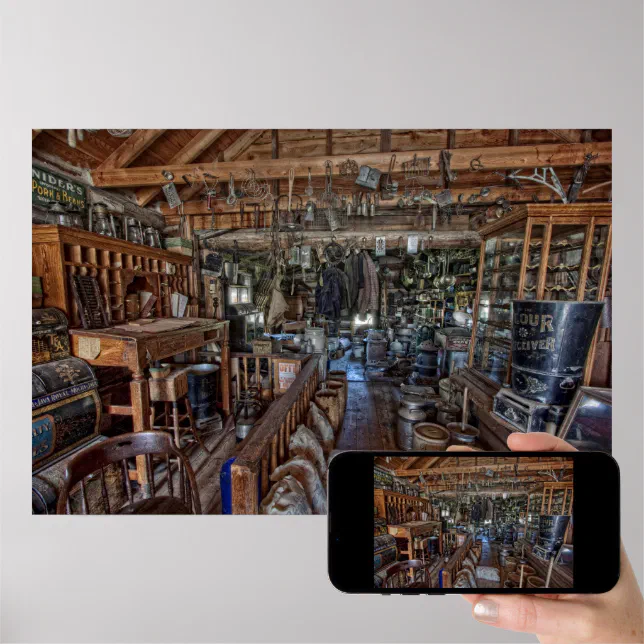 Old West General Store - Montana Poster | Zazzle