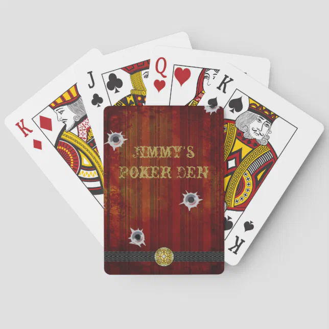 Old West Saloon Poker Playing Cards | Zazzle