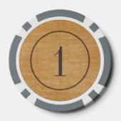 Old West Style Wooden Poker Chips | Zazzle