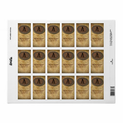 old Western Cowboy Country Wedding Address Labels | Zazzle