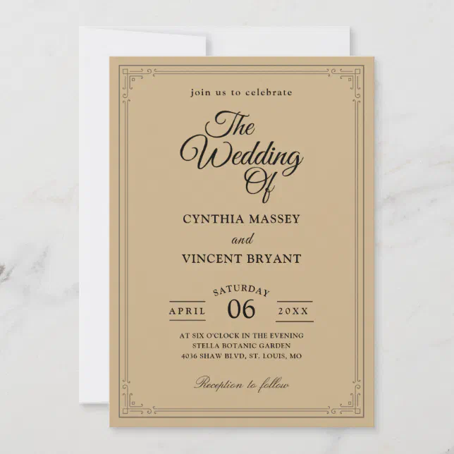 Old western wedding invitations | Zazzle