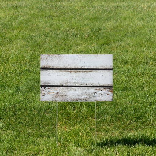 Old white wood sign | Zazzle