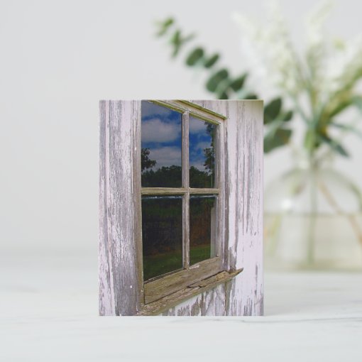 Old Window Postcard | Zazzle