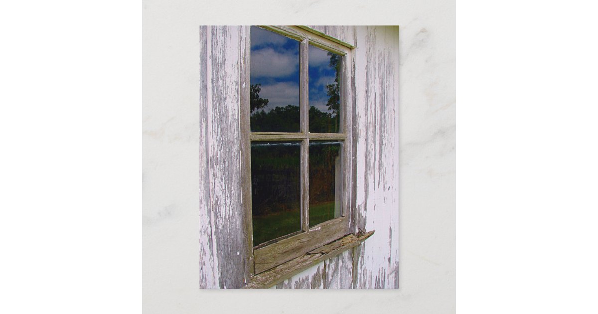 Old Window Postcard | Zazzle