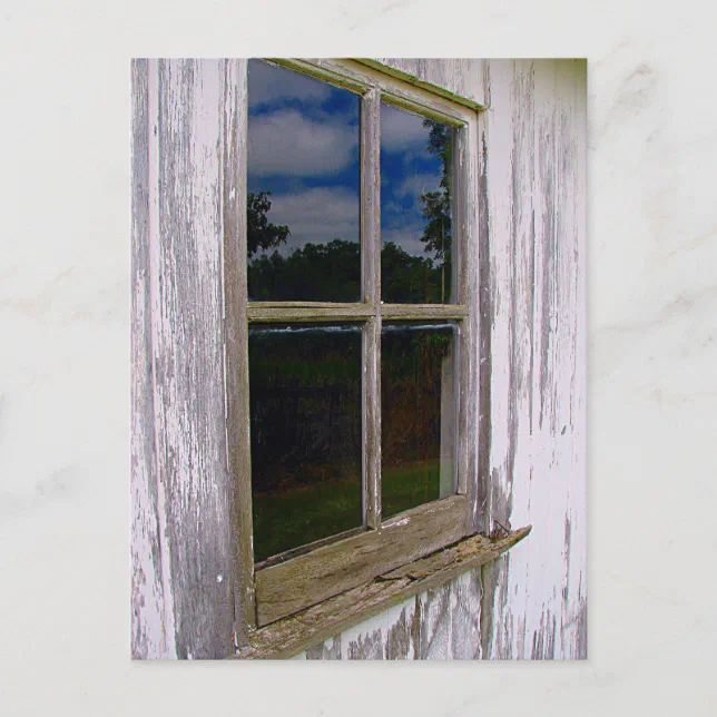 Old Window Postcard | Zazzle