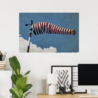Old windsock poster | Zazzle