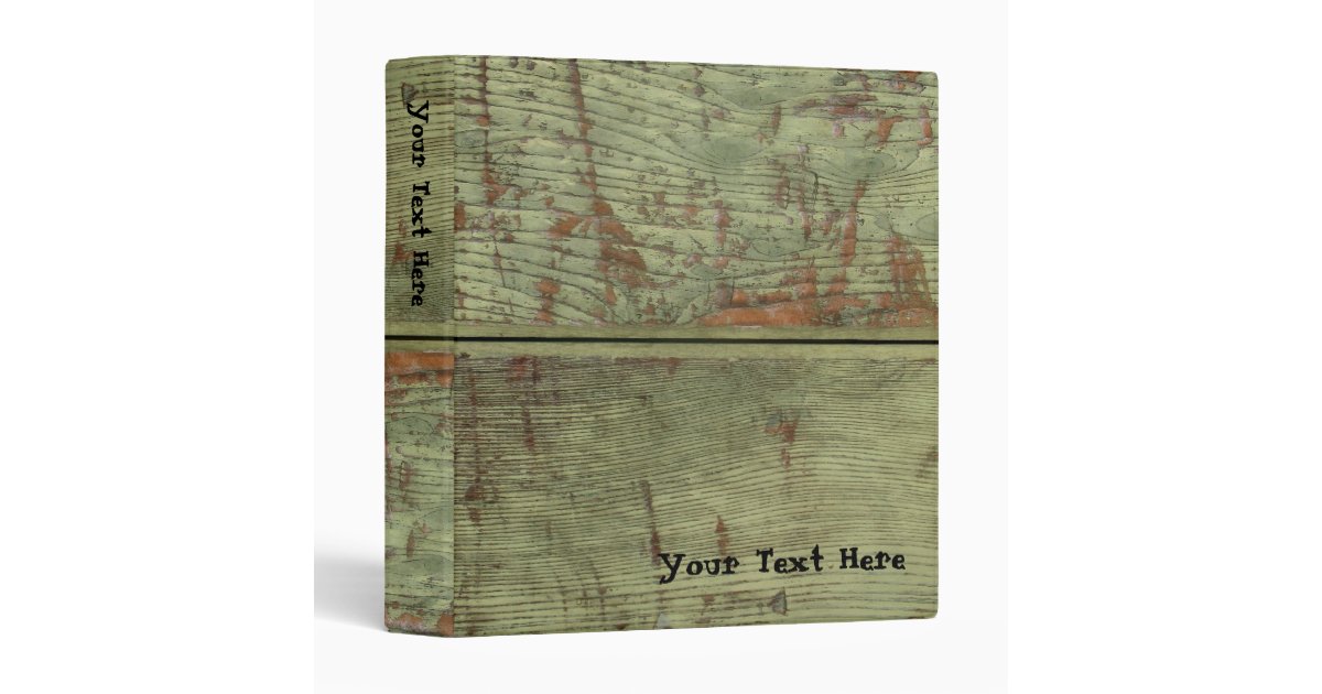 Old Wood Binder | Zazzle