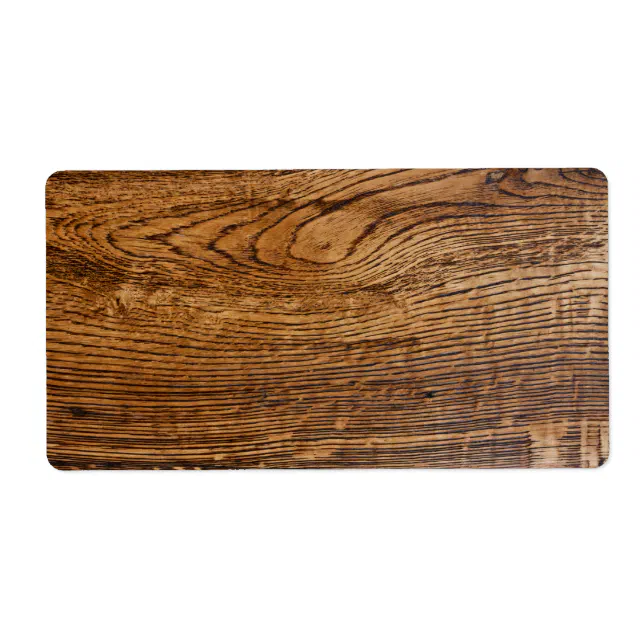 Old wood grain look label | Zazzle
