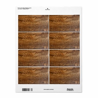 Old wood grain look label | Zazzle