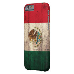 Old Wooden Mexico Flag Case-Mate iPhone Case | Zazzle