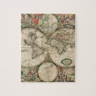 Old World Map Jigsaw Puzzles | Zazzle