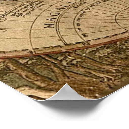 old world map poster | Zazzle