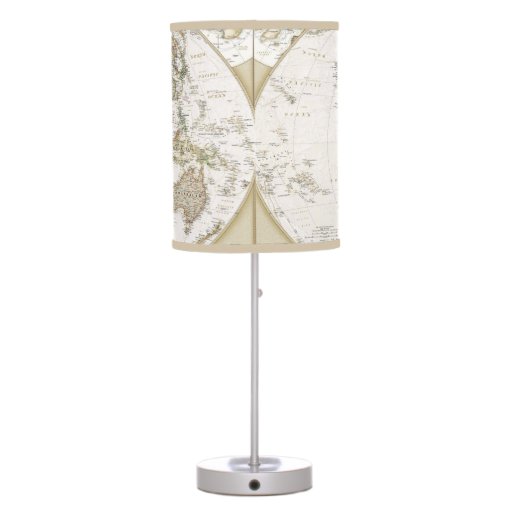 Old World Map Table Lamp | Zazzle