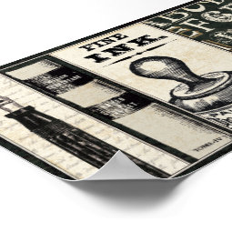 Old Writing Instruments Poster | Zazzle