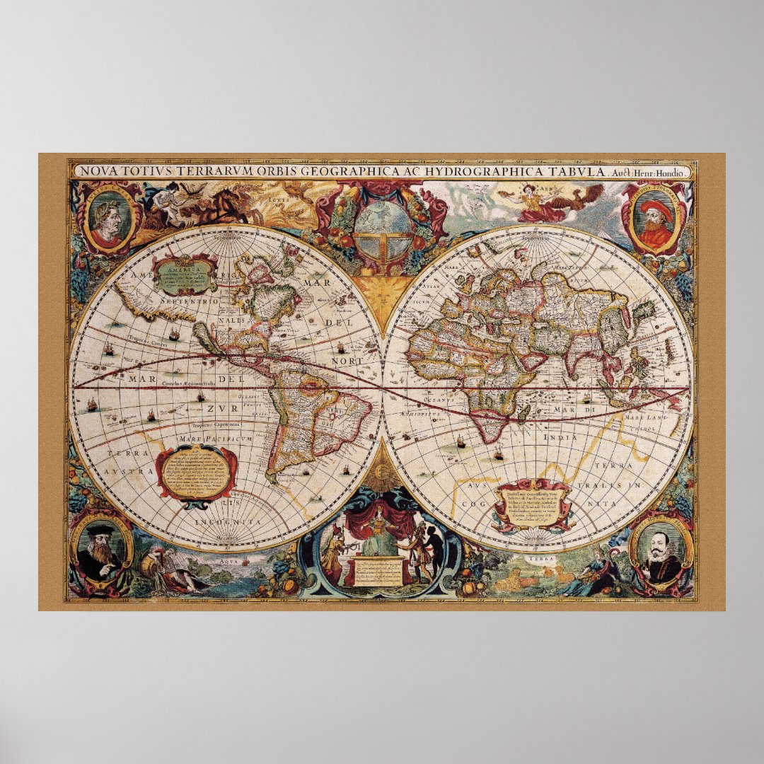 Olde World 36 x 24 Poster | Zazzle
