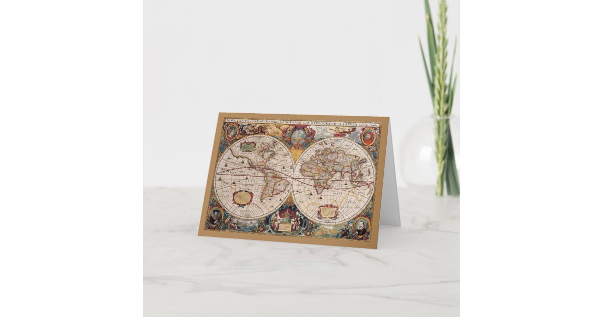 Olde World Greeting Card | Zazzle