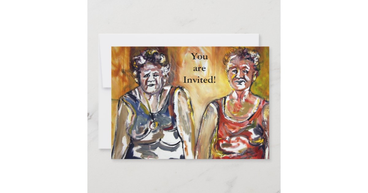 Older Bolder Ladies Invitation | Zazzle