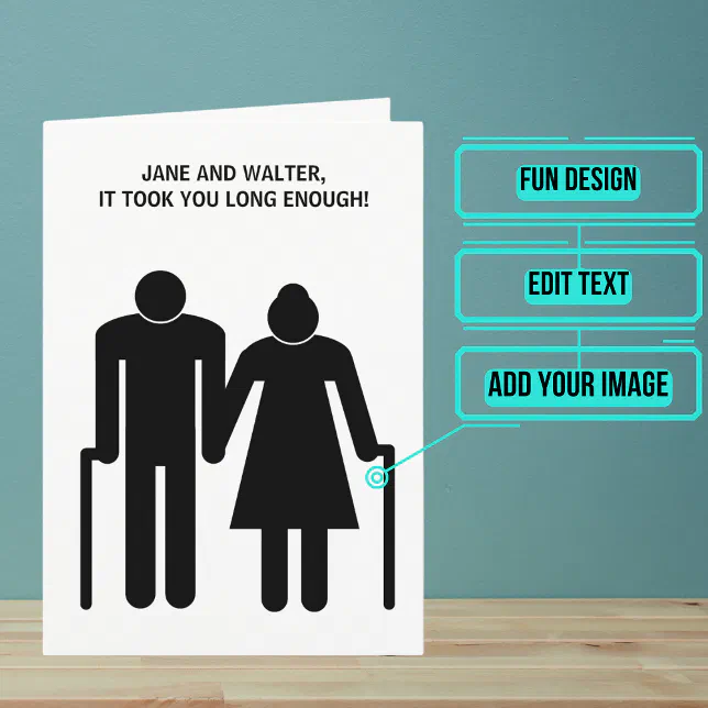 Older Engagement Congratulations Card | Zazzle