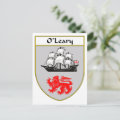 O'Leary Coat of Arms/Family Crest Postcard | Zazzle