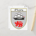 O'Leary Coat of Arms/Family Crest Postcard | Zazzle
