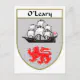 O'Leary Coat of Arms/Family Crest Postcard | Zazzle
