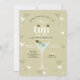 Olive Green A Tini Bit Older Martini Birthday Invitation | Zazzle