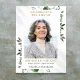 Olive Green Photo Funeral Celebration Of Life Sign | Zazzle
