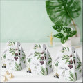 Olive Leaves Mediterranean Greek Island Wedding Favor Boxes | Zazzle