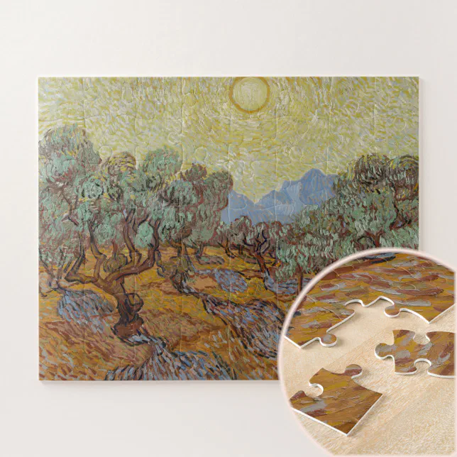 Olive Trees, Vincent van Gogh Jigsaw Puzzle | Zazzle