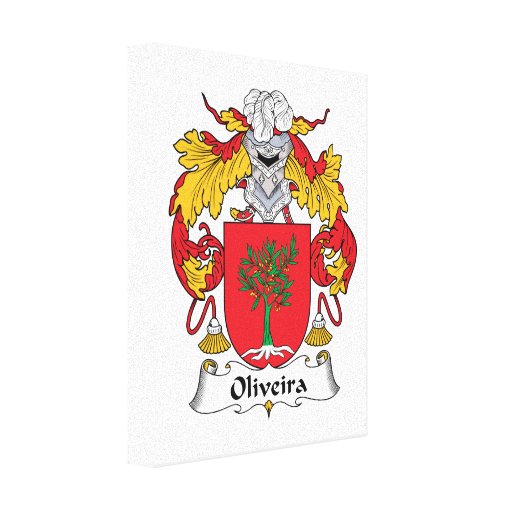 Oliveira Family Crest Canvas Print | Zazzle
