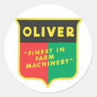 Oliver Tractor Rectangular Sticker | Zazzle.com