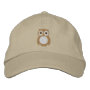 Ollie Baby Owl Embroidered Baseball Cap | Zazzle