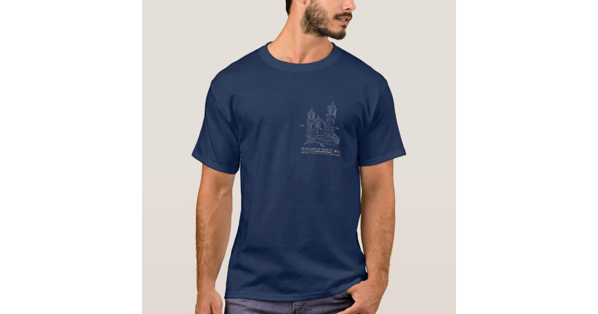 OLMC Line Logo (ver. 2) Men's T-Shirt Navy | Zazzle