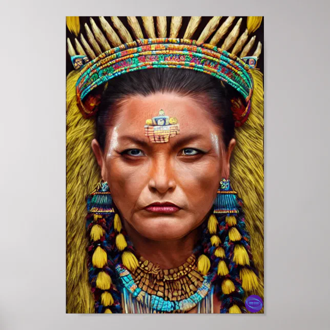 OLMEC QUEEN POSTER | Zazzle