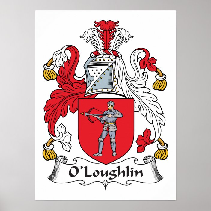 O'Loughlin Family Crest Poster | Zazzle.com