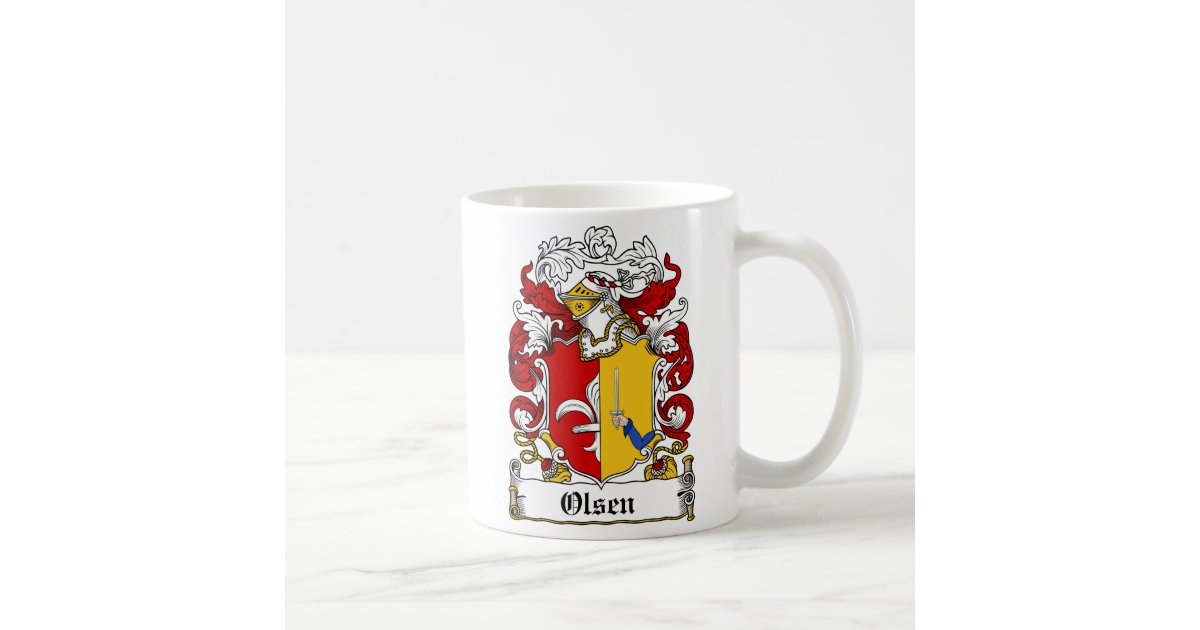 Olsen Family Crest Coffee Mug | Zazzle