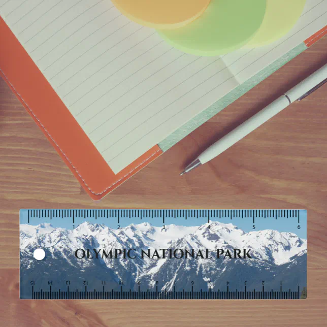 Olympic National Park Mountains Landscape Ruler | Zazzle