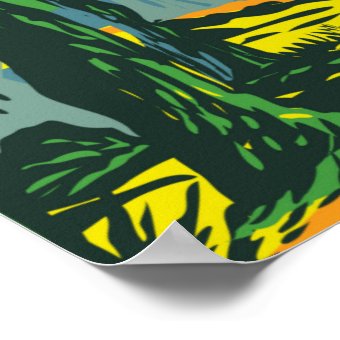 Olympic National Park Washington Hoh Rainforest Poster | Zazzle