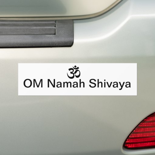 OM Namah Shivaya Bumper Sticker | Zazzle OM Namah Shivaya Bumper Sticker | Zazzle