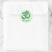 Om Shanti Symbol Sticker | Zazzle