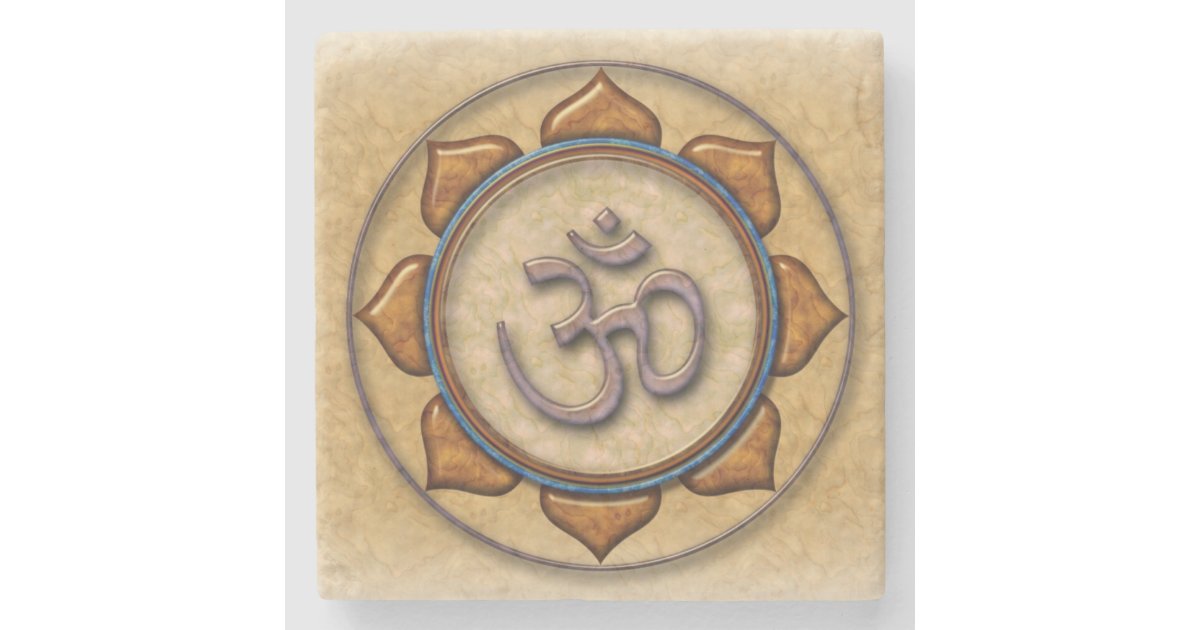 Om stone coaster | Zazzle