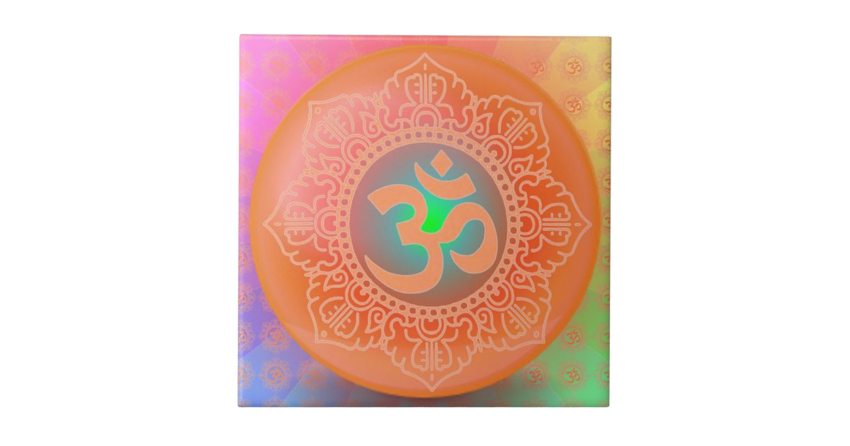 OM symbol tile | Zazzle